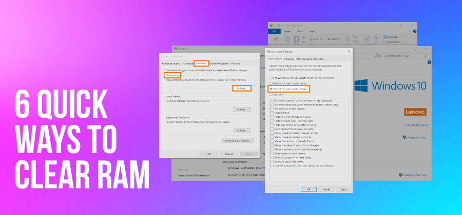 6 Quick Ways To Clear Ram - World PC Tech